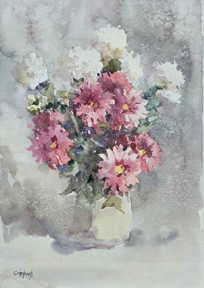 Painting of Aster, artist Sergiy Stupka - sold